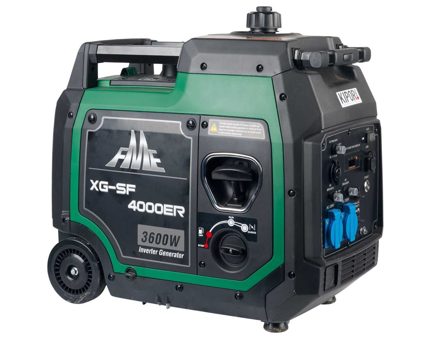 Kipor Inverter-Generator FME XG-SF 4000ER - Generatoren im Test